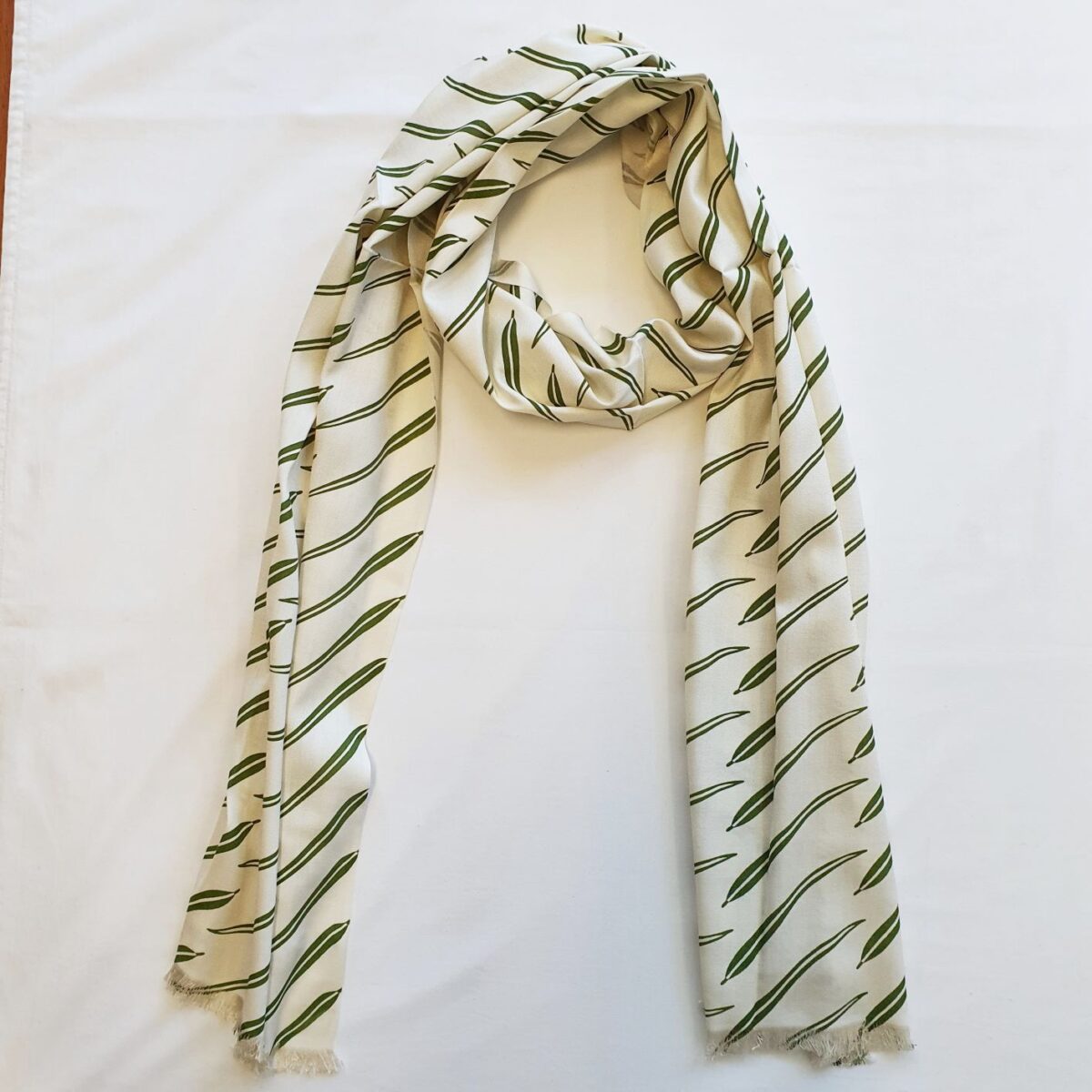 YSB - Marran (Leaf) Scarf - Green - First Nations Gifts