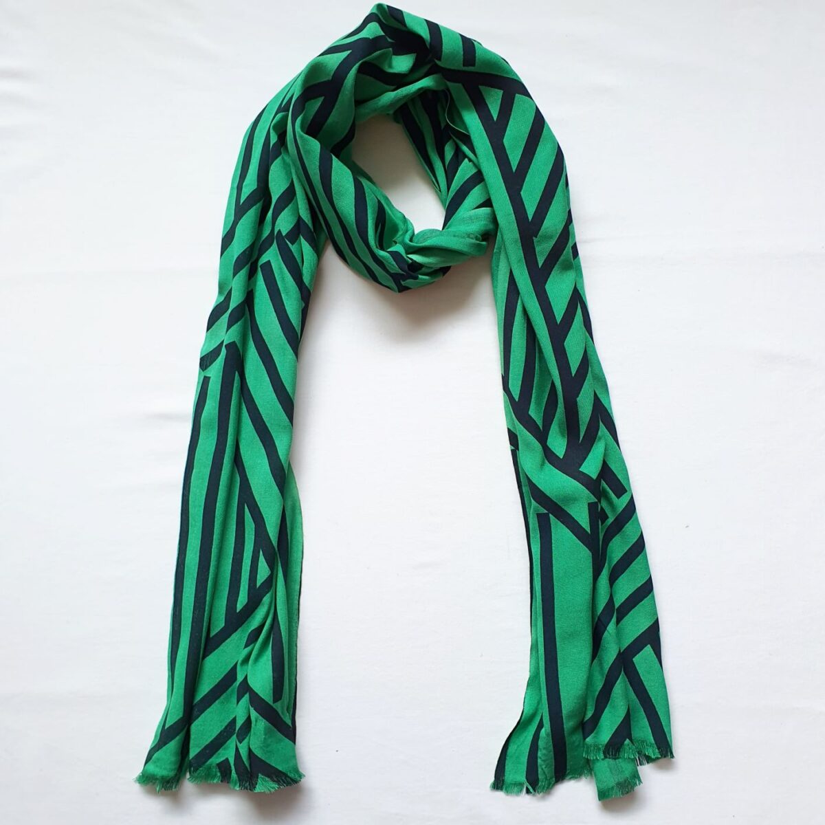 YSB - Taungurung BIIK (Land) Scarf – Green | First Nations Gifts