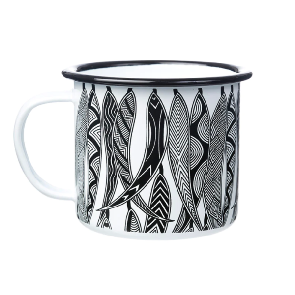 Dancing Wombat - Gumleaf - Pannikan Mug | First Nations Gifts