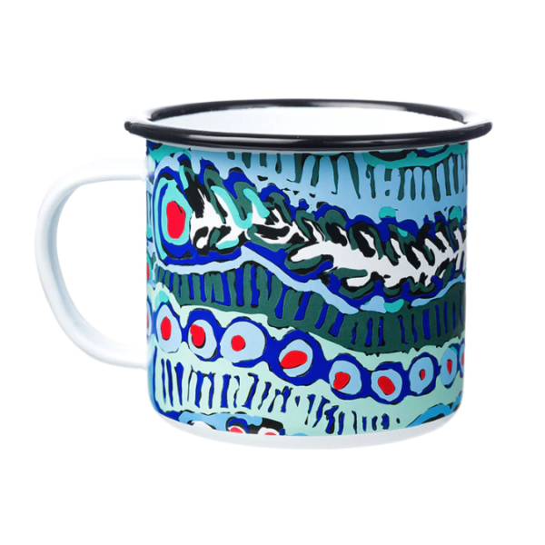Murdie Morris - Enamel Pannikan Mug | First Nations Gifts
