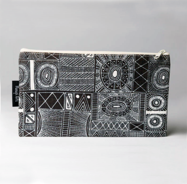 Aboriginal Art Zip Bag - Fiona Puruntatameri | First Nations Gifts