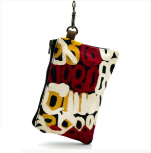 Aboriginal Art Bag Pouch - Brown | First Nations Gifts